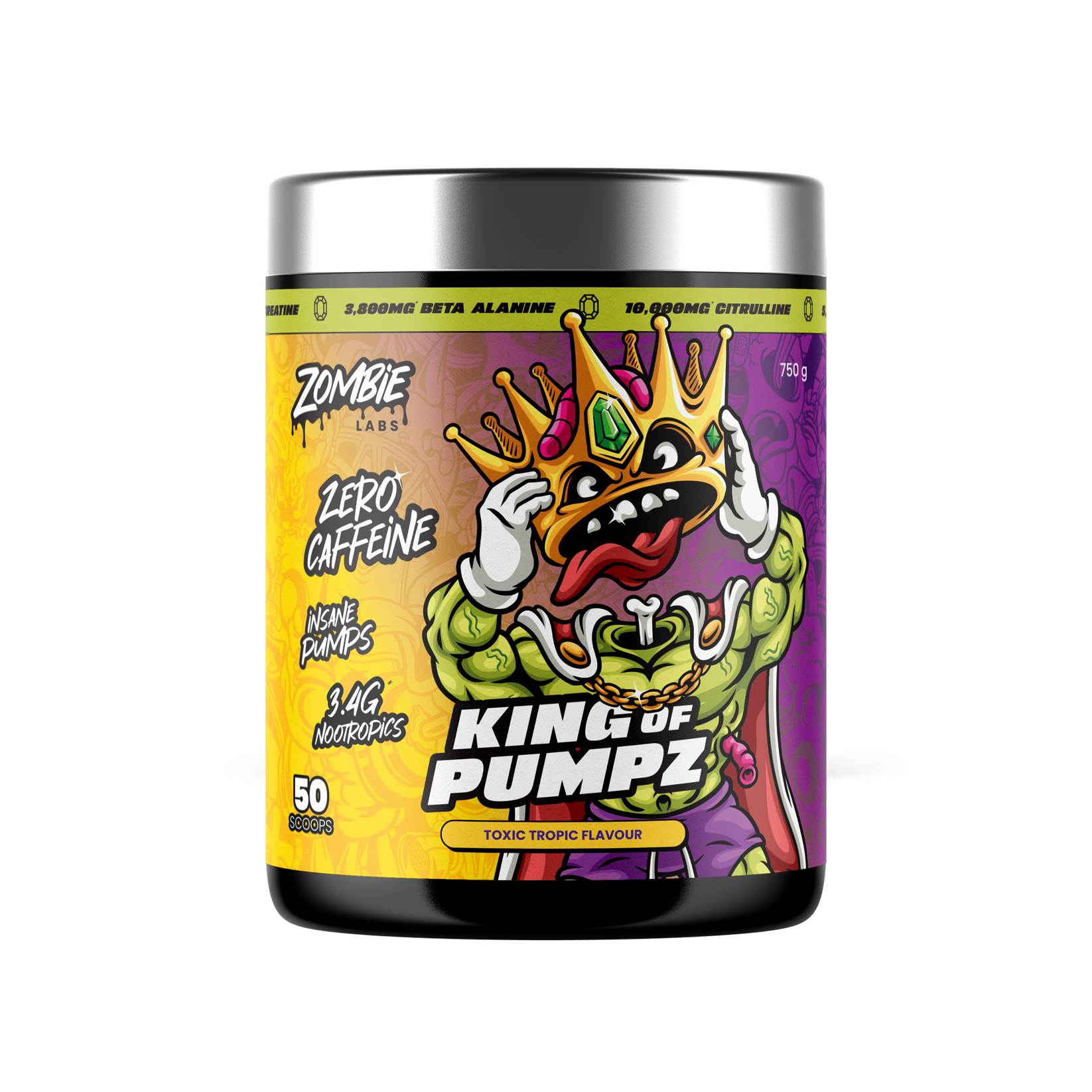 KING OF PUMPZ Non-Stim Pre-Workout – Zombie Labs